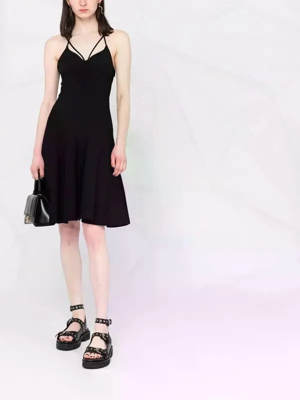 Alexander McQueen Fluted Mini Dress