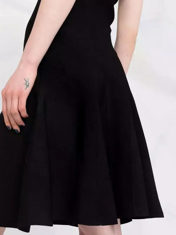 Alexander McQueen Fluted Mini Dress
