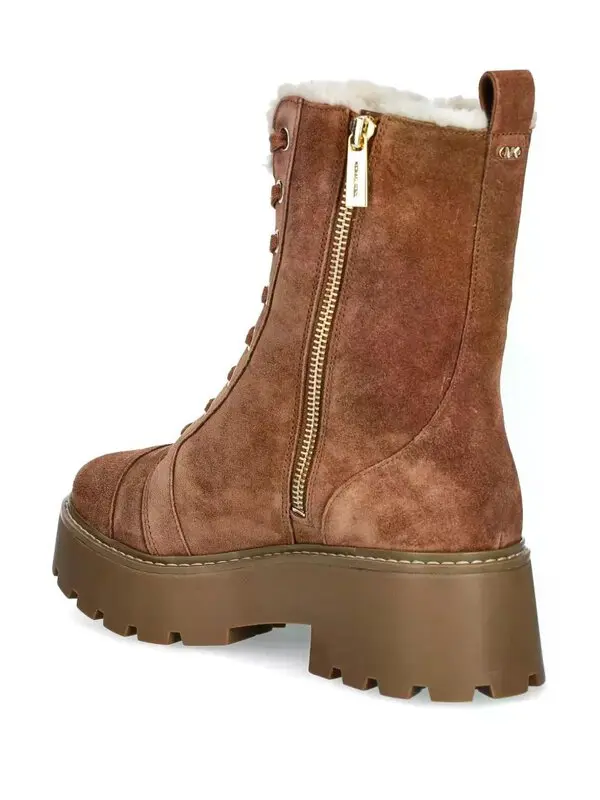 Michael Kors Suede Combat Boots