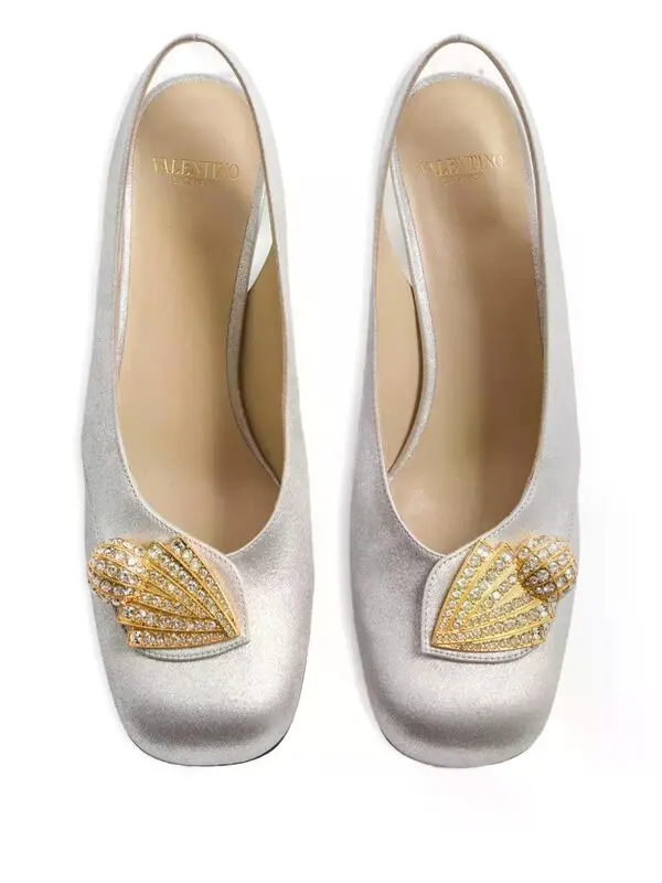 Valentino Garavani 60mm Adamantine Heeled Pumps