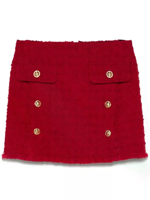 Versace Heritage Tweed Mini Skirt
