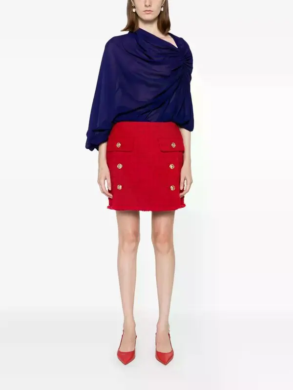 Versace Heritage Tweed Mini Skirt