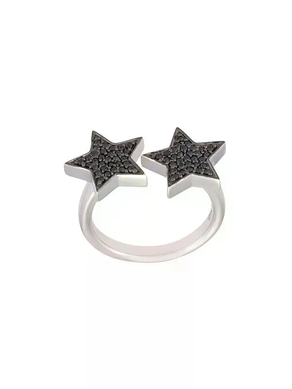 ALINKA Stasia Diamond Double Star Ring - Metallic