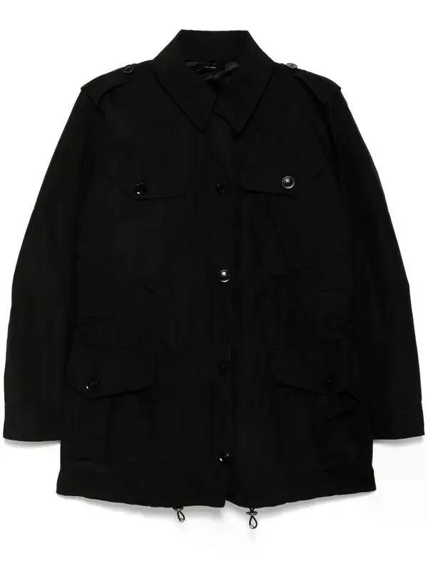 TOM FORD Military Jacket With Drawstring Waist - Black