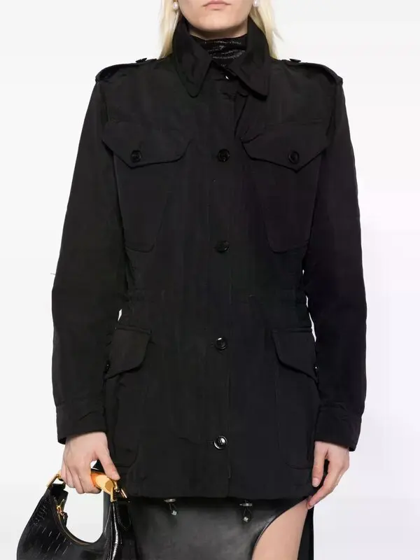 TOM FORD Military Jacket With Drawstring Waist - Black