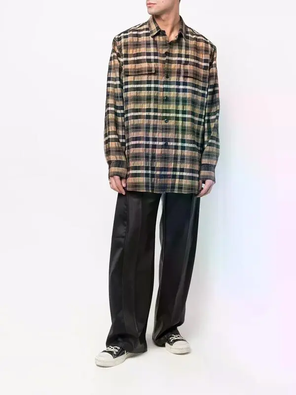 Nanushka Organic-cotton Checked Shirt