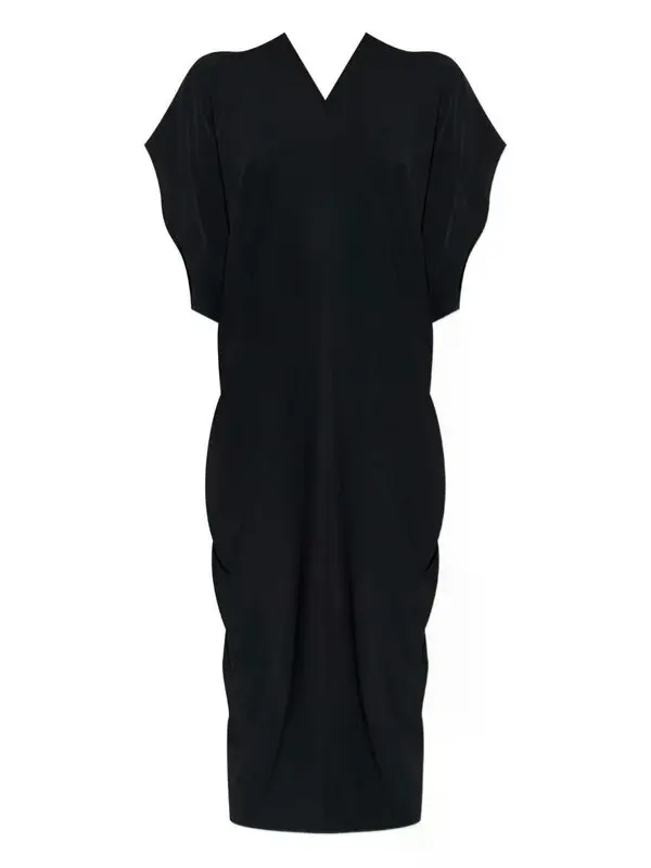 MAISON MARGIELA Draped Short-sleeve Dress