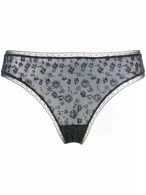 ERES Sincere Floral Thong - Blue