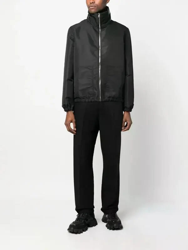 Alexander McQueen Graffiti Print Zip-up Jacket