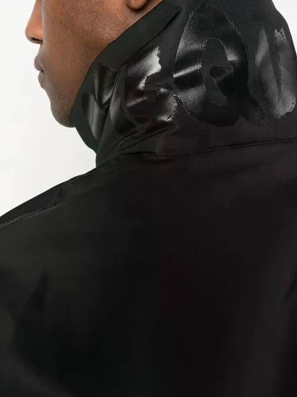 Alexander McQueen Graffiti Print Zip-up Jacket