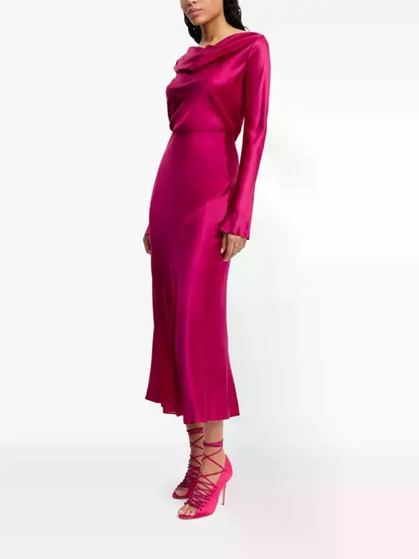 Alejandra Alonso Rojas Silk Midi Skirt
