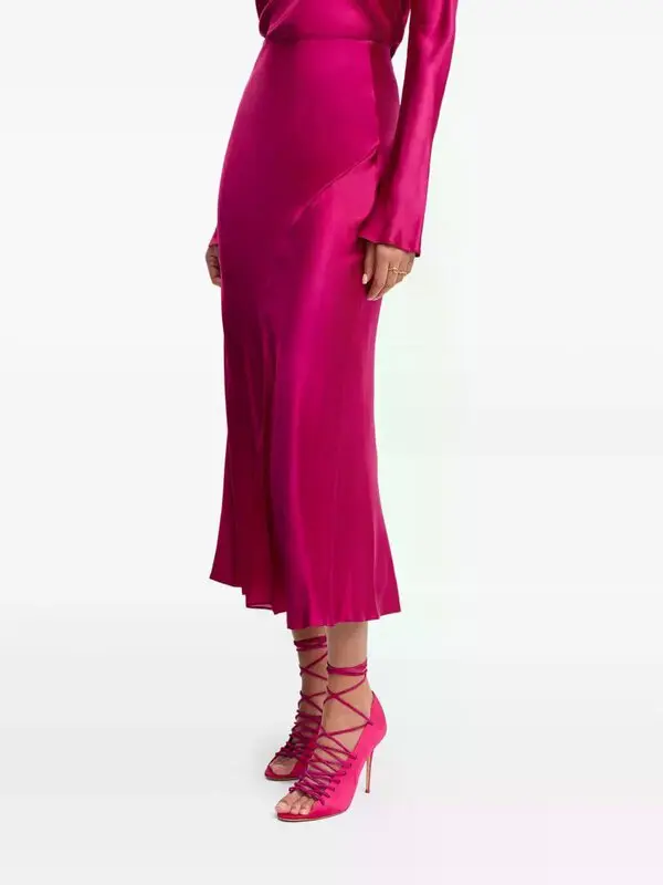 Alejandra Alonso Rojas Silk Midi Skirt