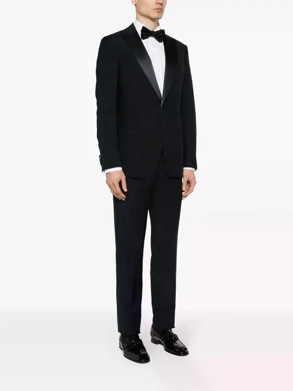 Giorgio Armani Contrast Wool Single-breasted Suit