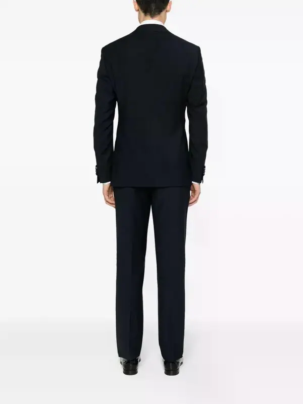 Giorgio Armani Contrast Wool Single-breasted Suit