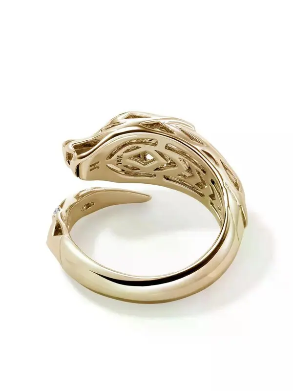 John Hardy 14kt Yellow Naga Ring
