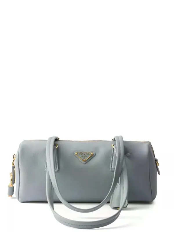 Prada Leather Top-handle Bag - Blue