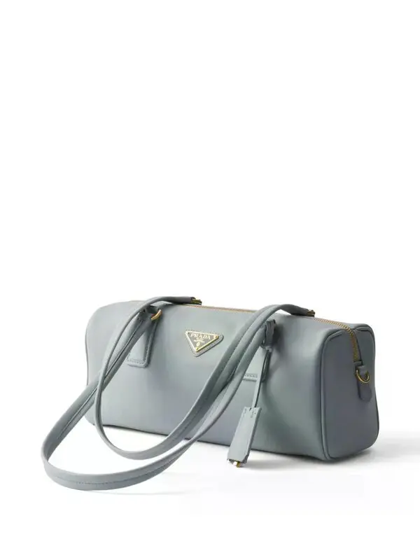 Prada Leather Top-handle Bag - Blue