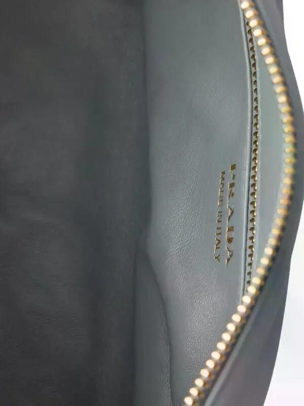 Prada Leather Top-handle Bag - Blue