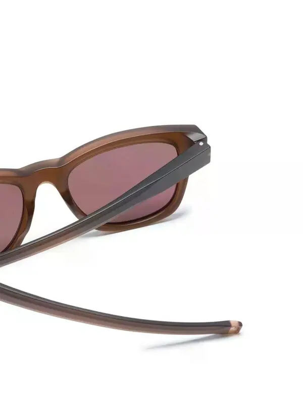Dita Square Frame Sunglasses - Brown