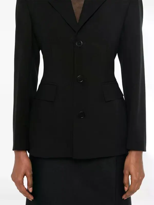 Balenciaga Single-breasted Wool Blazer