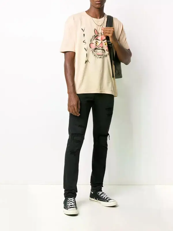 Visvim Distressed Slim-fit Jeans
