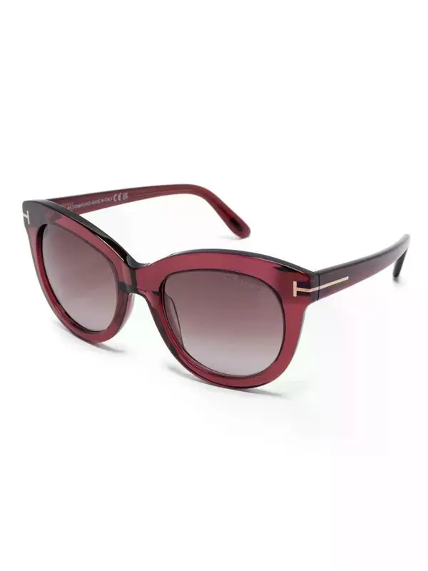 TOM FORD Odette Cat-eye Sunglasses - Red
