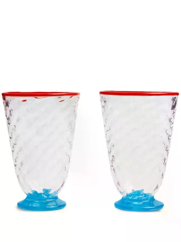 La DoubleJ Contrast-trim Quilted Glass - Neutrals