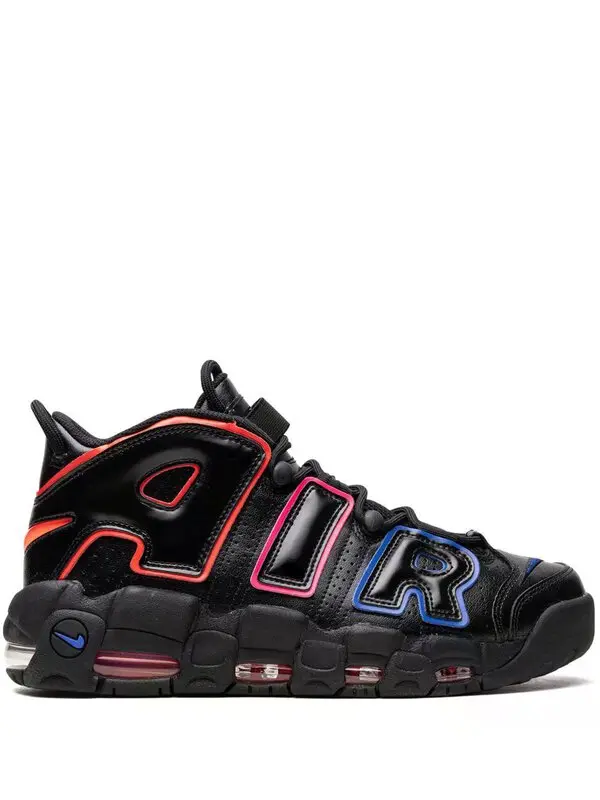 Nike More Uptempo High Top Sneakers - Black