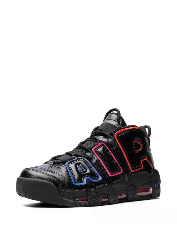 Nike More Uptempo High Top Sneakers - Black