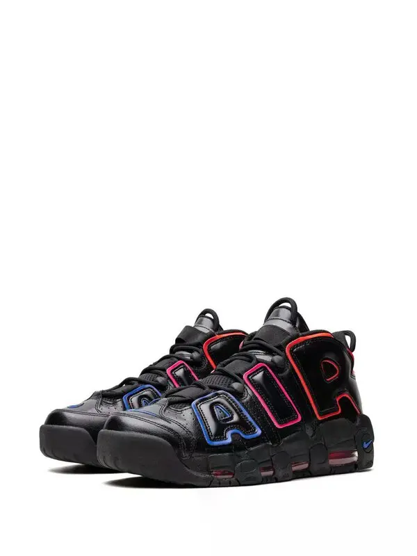 Nike More Uptempo High Top Sneakers - Black