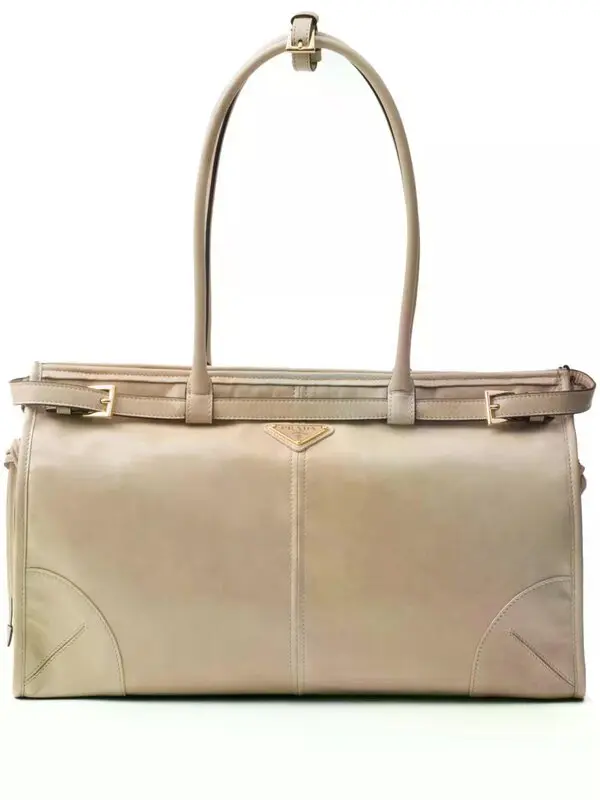 Prada Large Bonnie Tote Bag - Neutrals