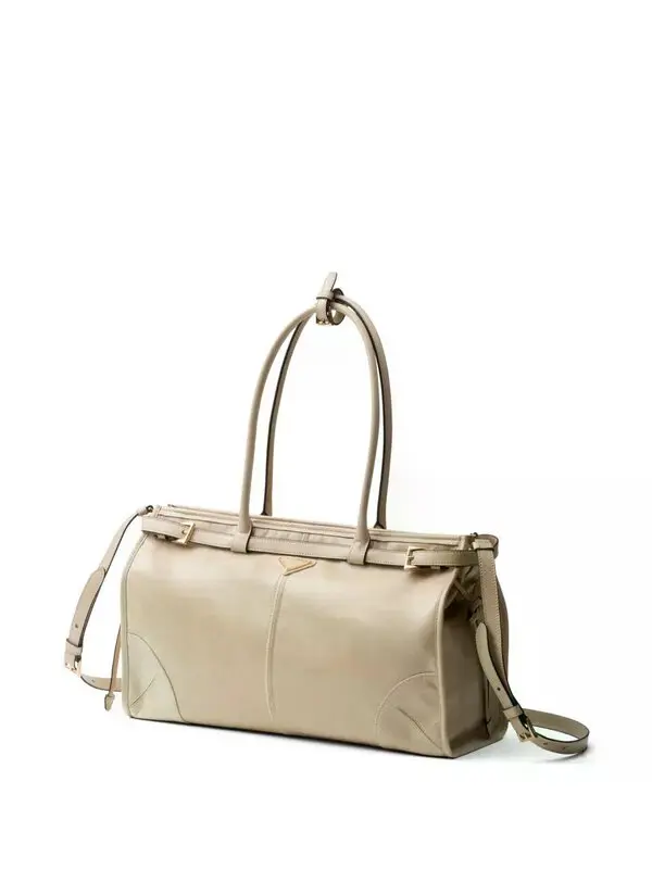 Prada Large Bonnie Tote Bag - Neutrals