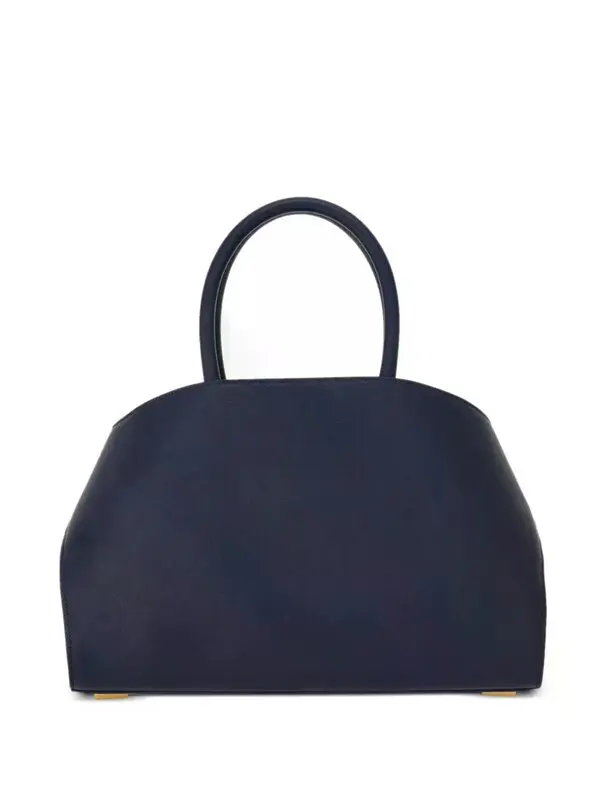 FERRAGAMO Medium Leather Tote Bag - Blue