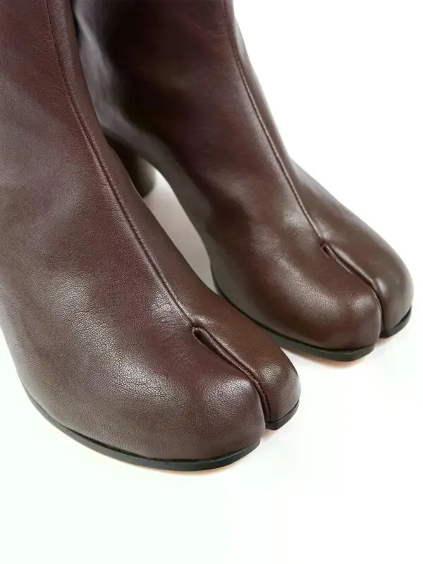MAISON MARGIELA Tabi 60mm Leather Ankle Boots