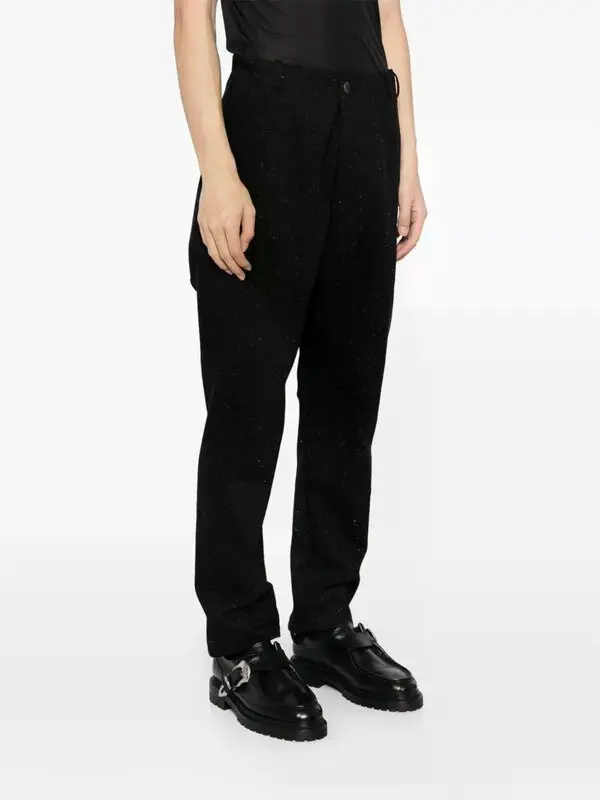 Boris Bidjan Saberi Garment Dyed Drop-crotch Trousers