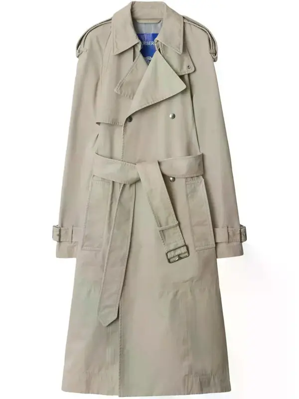 Burberry Long Cotton Trench Coat