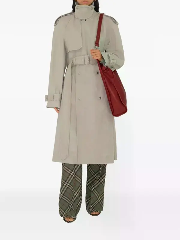 Burberry Long Cotton Trench Coat