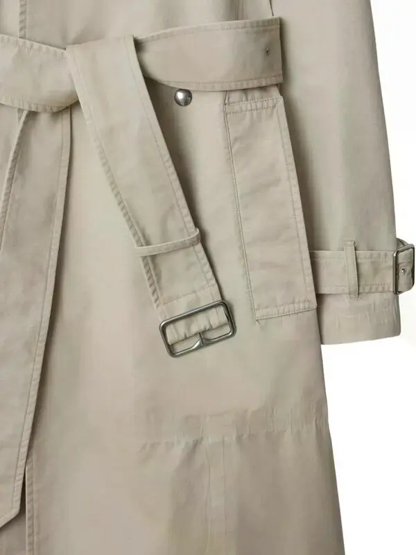 Burberry Long Cotton Trench Coat