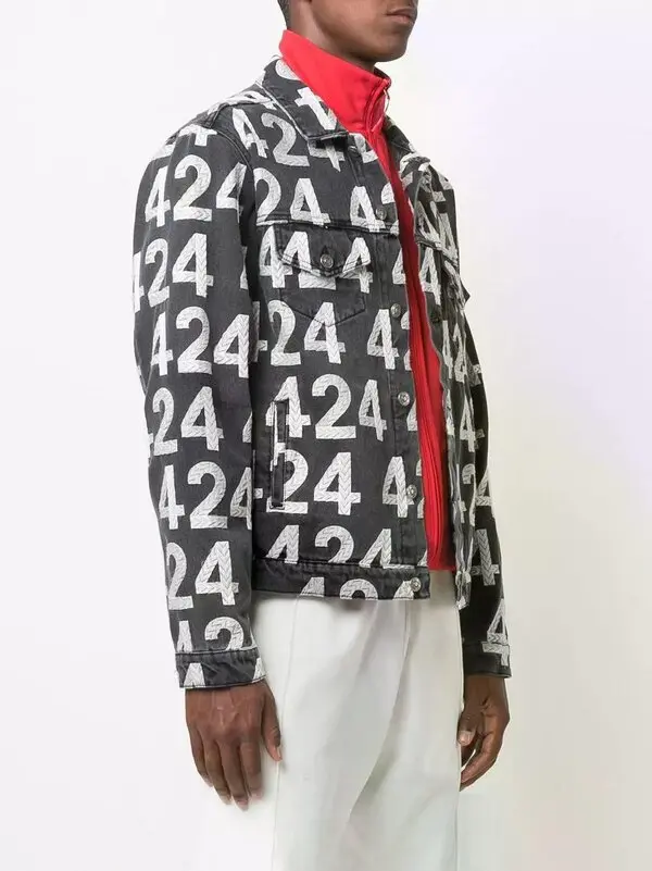 424 Logo-print Denim Jacket