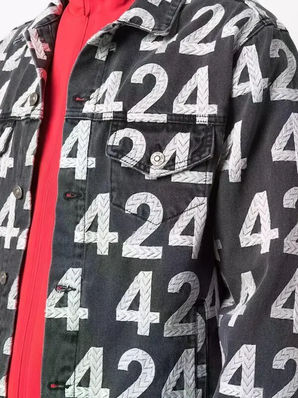 424 Logo-print Denim Jacket