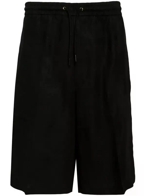 Paul Smith Drawstring-waist Linen Shorts