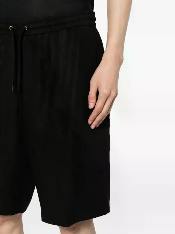 Paul Smith Drawstring-waist Linen Shorts