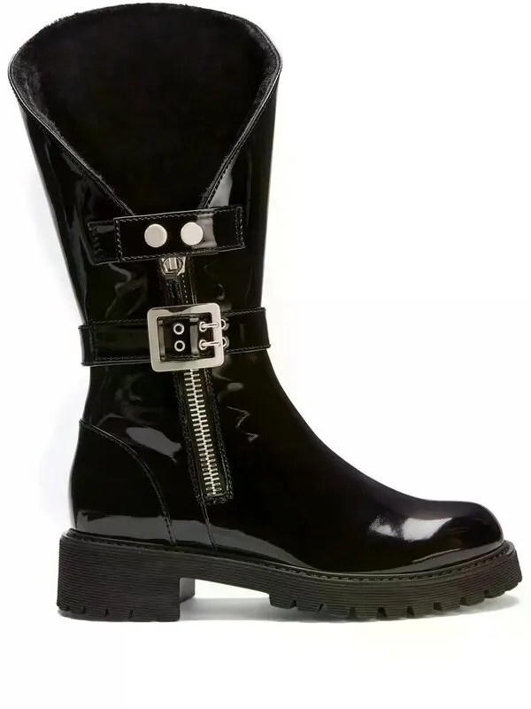 GIUSEPPE ZANOTTI Rain Patent-leather Boots
