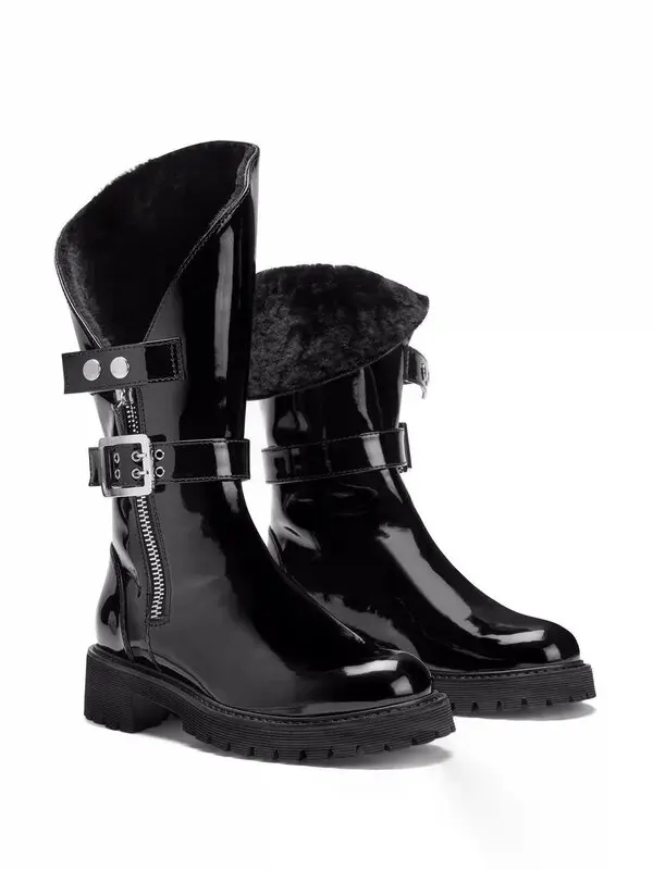 GIUSEPPE ZANOTTI Rain Patent-leather Boots