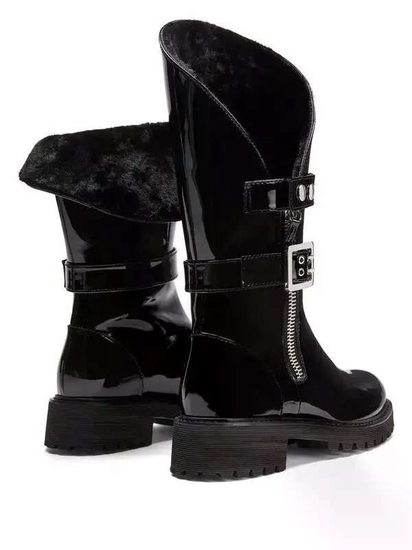 GIUSEPPE ZANOTTI Rain Patent-leather Boots