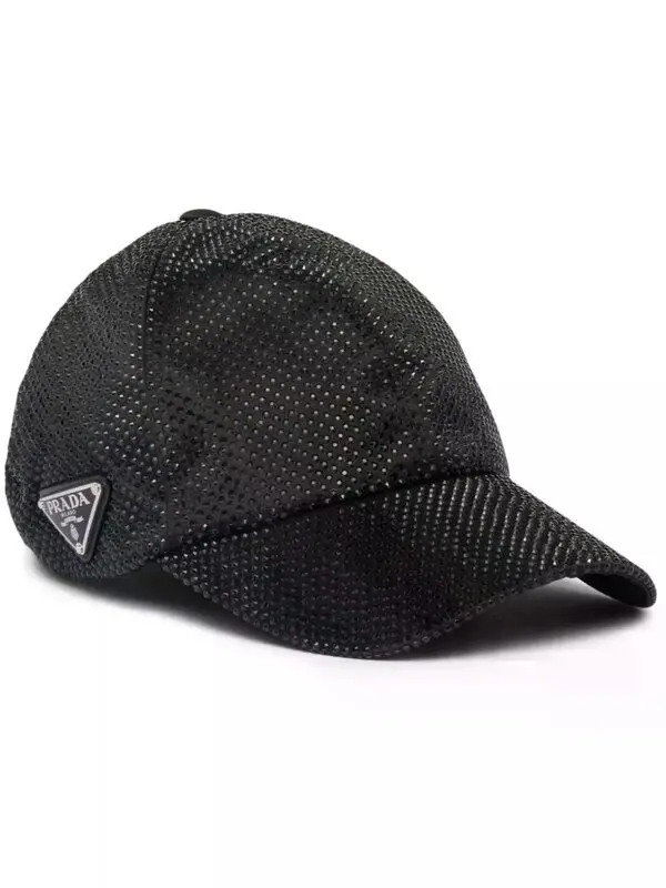 Prada Crystal-embellished Baseball Cap