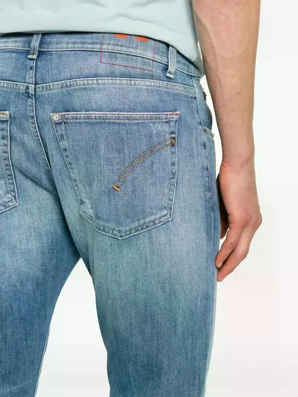 DONDUP Dian Logo-plaque Distressed Jeans