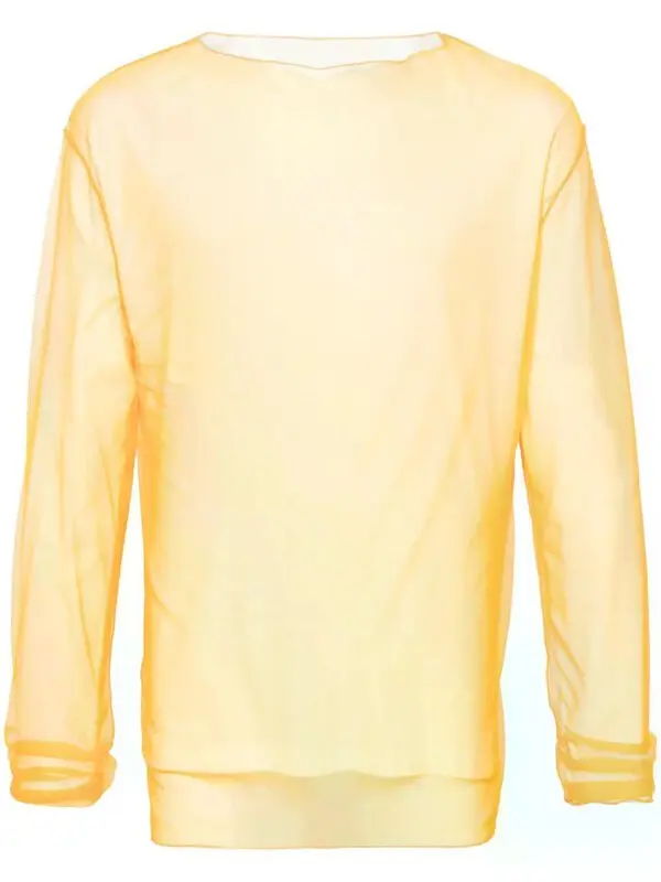 JIL SANDER Layered Cotton T-shirt - Orange
