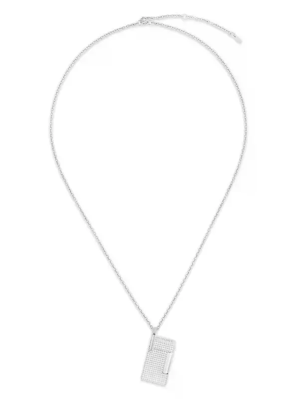 S.t. Dupont Lighter Necklace - Silver