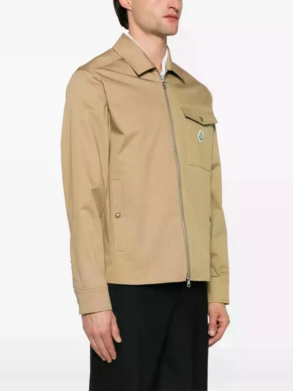 Moncler Gabardine Cotton Shirt Jacket